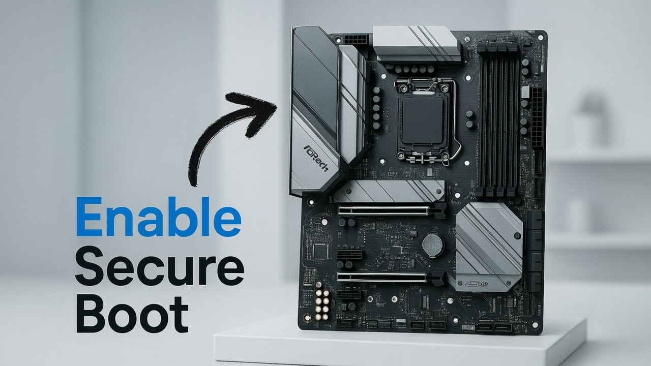 [ASROCK] How To Enable Secure Boot On ASRock Motherboards - YouTube