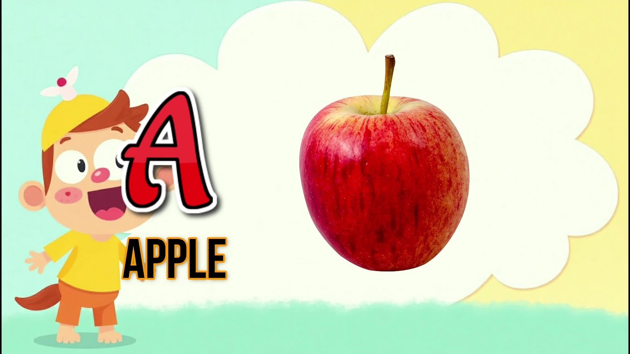ABC Song for Kids | A for Apple & Fun Alphabet Song with Cute ...