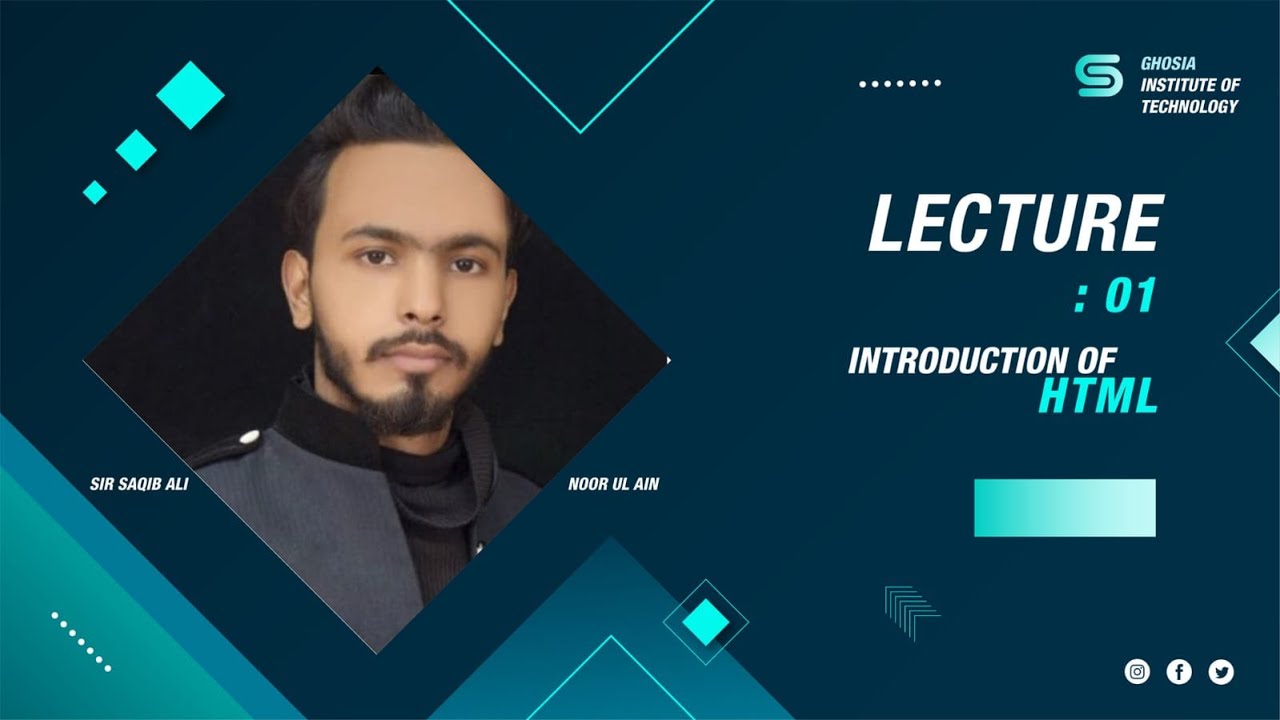Introduction To Html I Lecture 1 I Git I Urdu Hindi Youtube