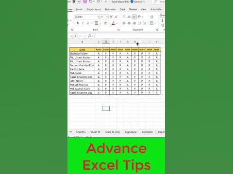 Advance excel tips & trikes II #excelformula #exceleducation #exceltips #foryou - YouTube