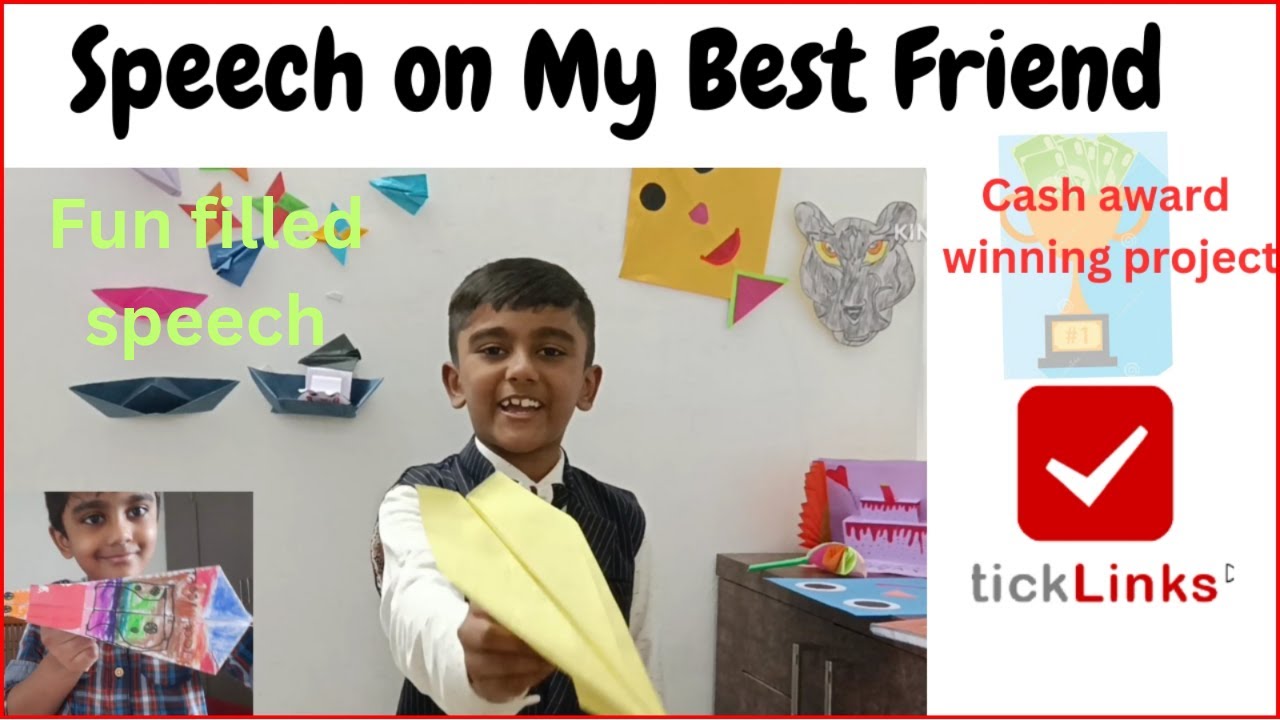 Speech on My Best Friend | Best friend for kids | TickLinks contest ...