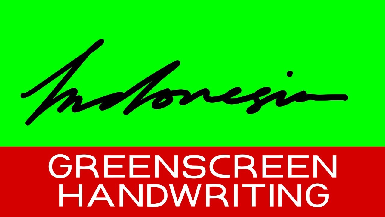 Indonesia | Country Writing | Green Screen - YouTube
