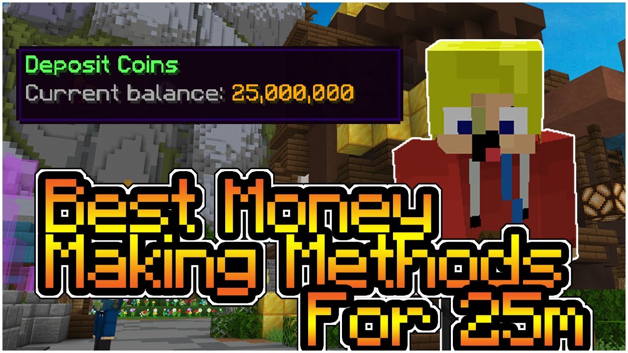 Best money making method for your first $25,000,000 | Hypixel Skyblock ...