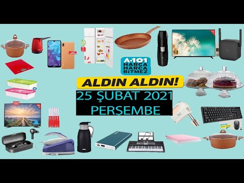 A101 25 ŞUBAT 2021 PERŞEMBE ALDIN ALDIN - A101 İNDİRİMLERİ - A101 Aktüel -