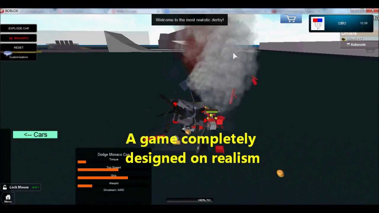 Roblox Car Physics Simulator Video - YouTube