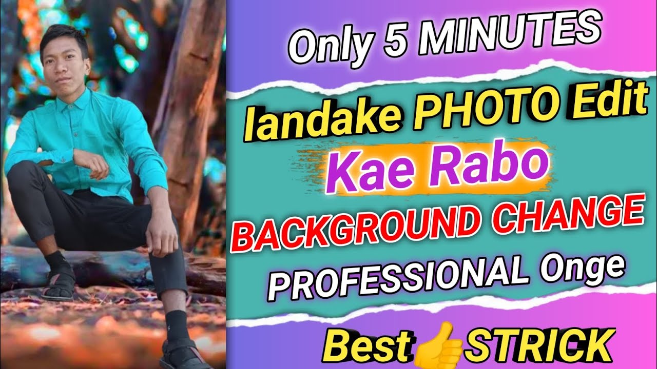Maikai Photo Ni Background Ko Change Kagen||How to change background of photo professionally ...