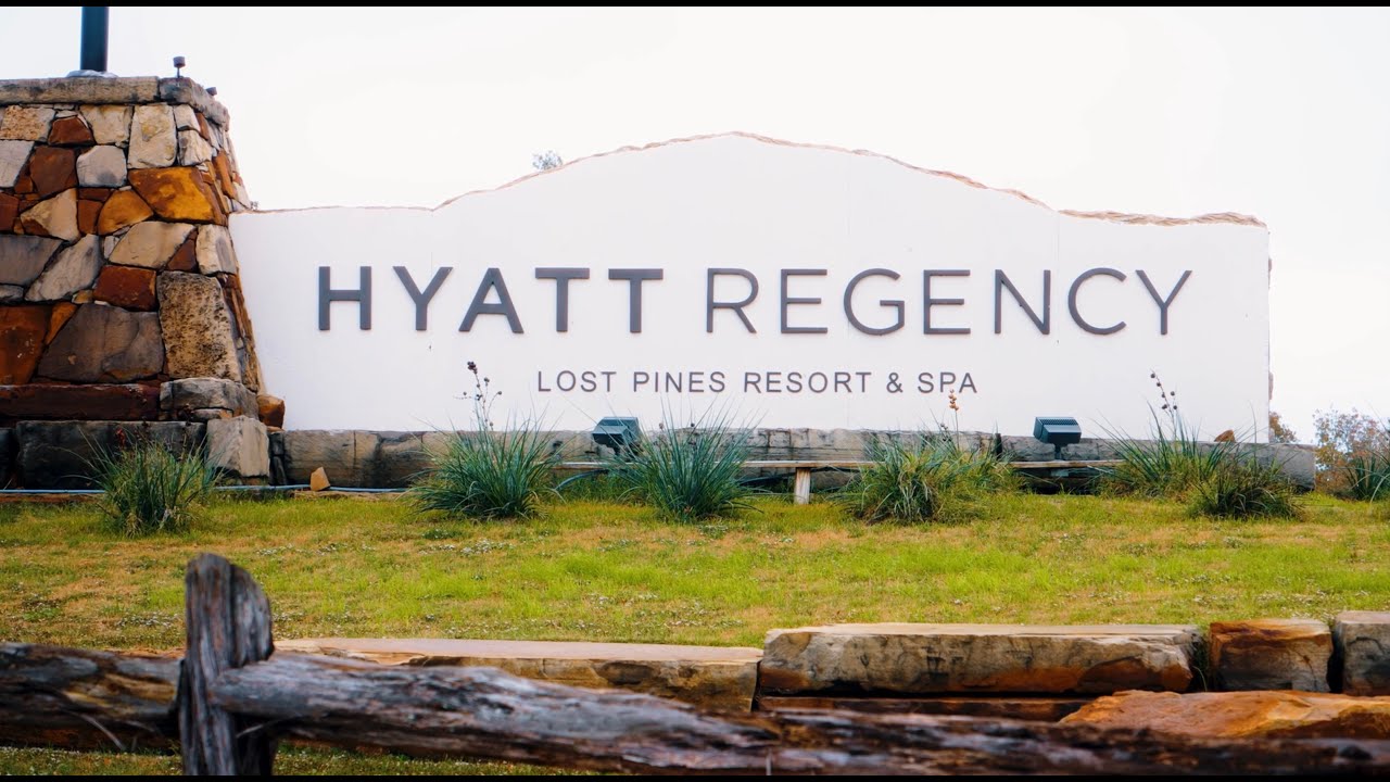 Hyatt Regency Lost Pines Drone Tour | Holiday Season - YouTube