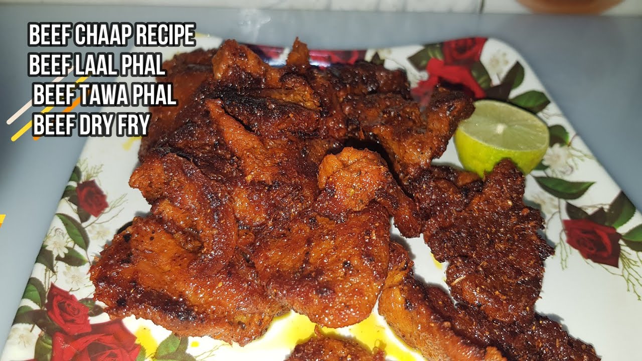 BEEF LAAL PHAL BEEF CHAAP RECIPE BEEF TAWA PHAL #shorts - YouTube