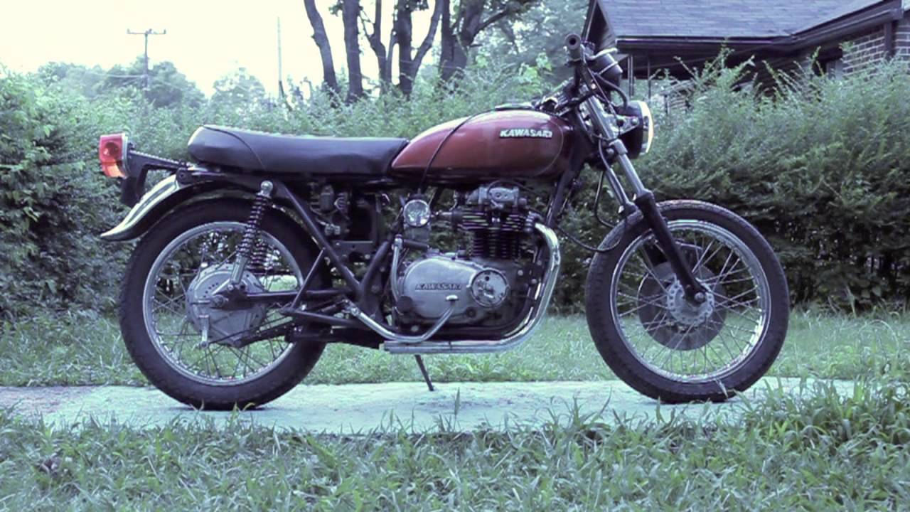 77' kz400 test start - YouTube