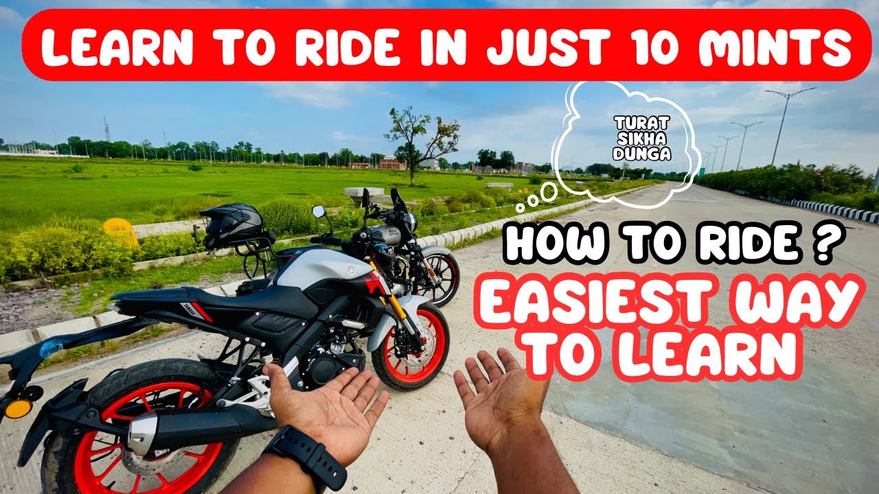 How to ride a bike || learn in just 10 minutes -@skybhp - YouTube
