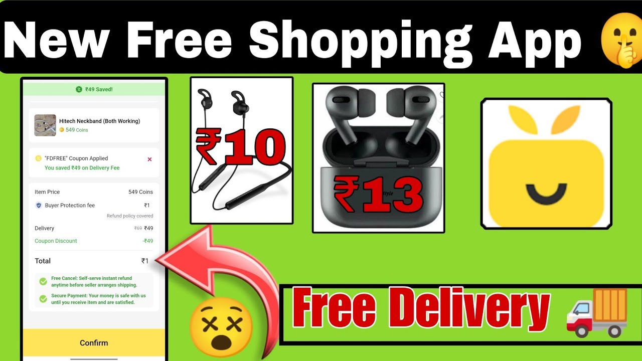 New Free Shopping app ll Free Shopping Today I Free Sample product ...