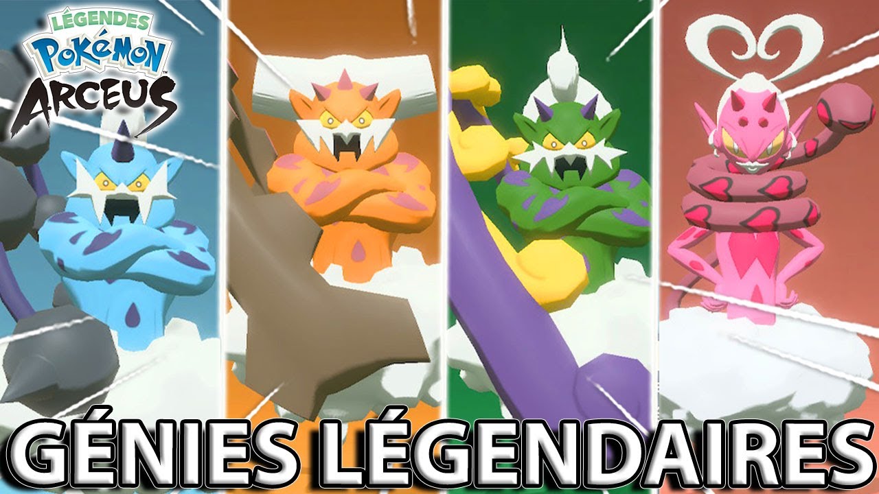 Capturer BOREAS, FULGURIS, DEMETEROS et AMOVENUS | LÉGENDES POKÉMON ...