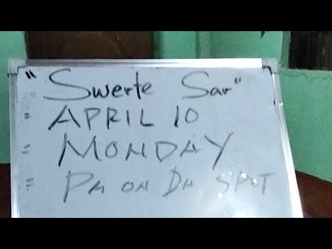 Hearing Today April 10 National 3D Lotto @Swerte Sar - YouTube