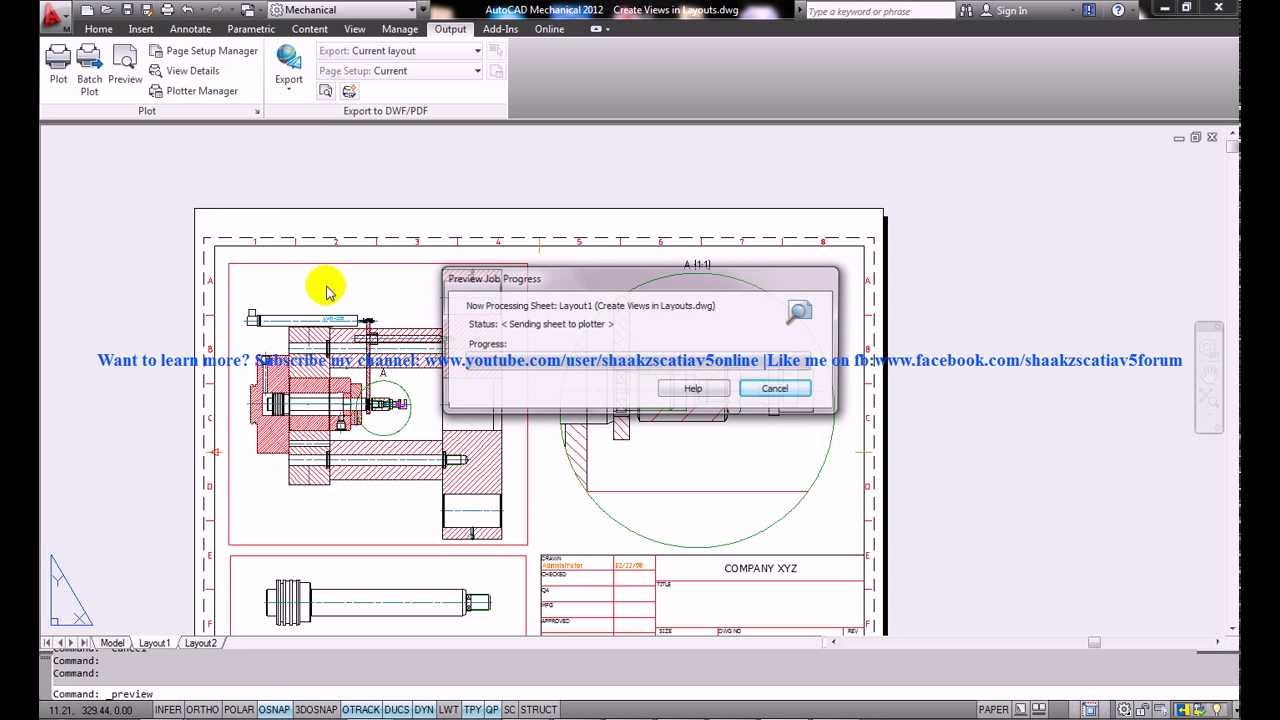 Autocad Mechanical Tutorial Create Model Views In Layout P2 AMDETAIL autocad-mechanical-tutorial-create-model-views-in-layout-p2-amdetail