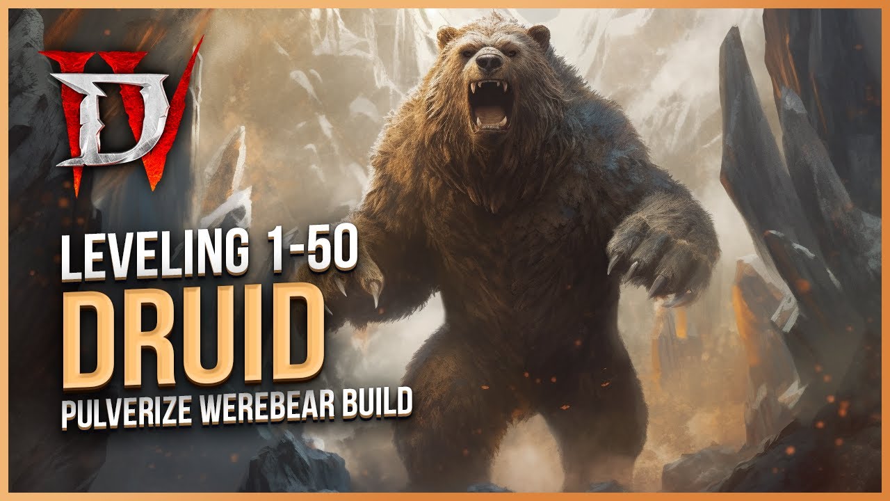 Diablo 4 Druid Pulverize Werebear Leveling Guide YouTube diablo-4-druid-pulverize-werebear-leveling-guide-youtube