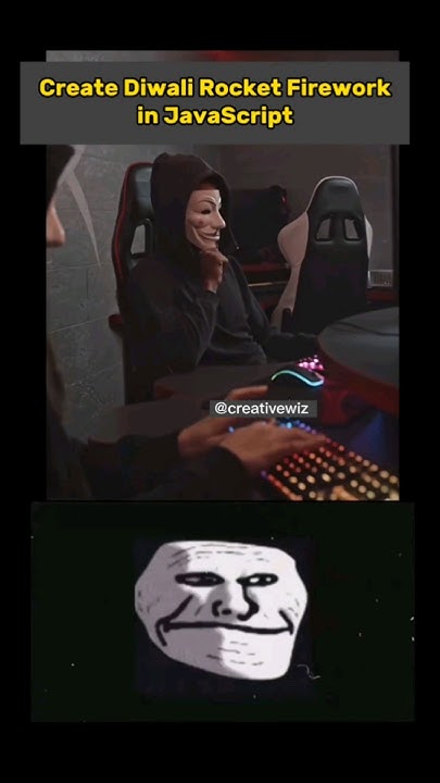 Save it📌.. Try it🚀 | Create Firework Animation in Javascript 👨🏻‍💻 | #shorts #css #developer # ...