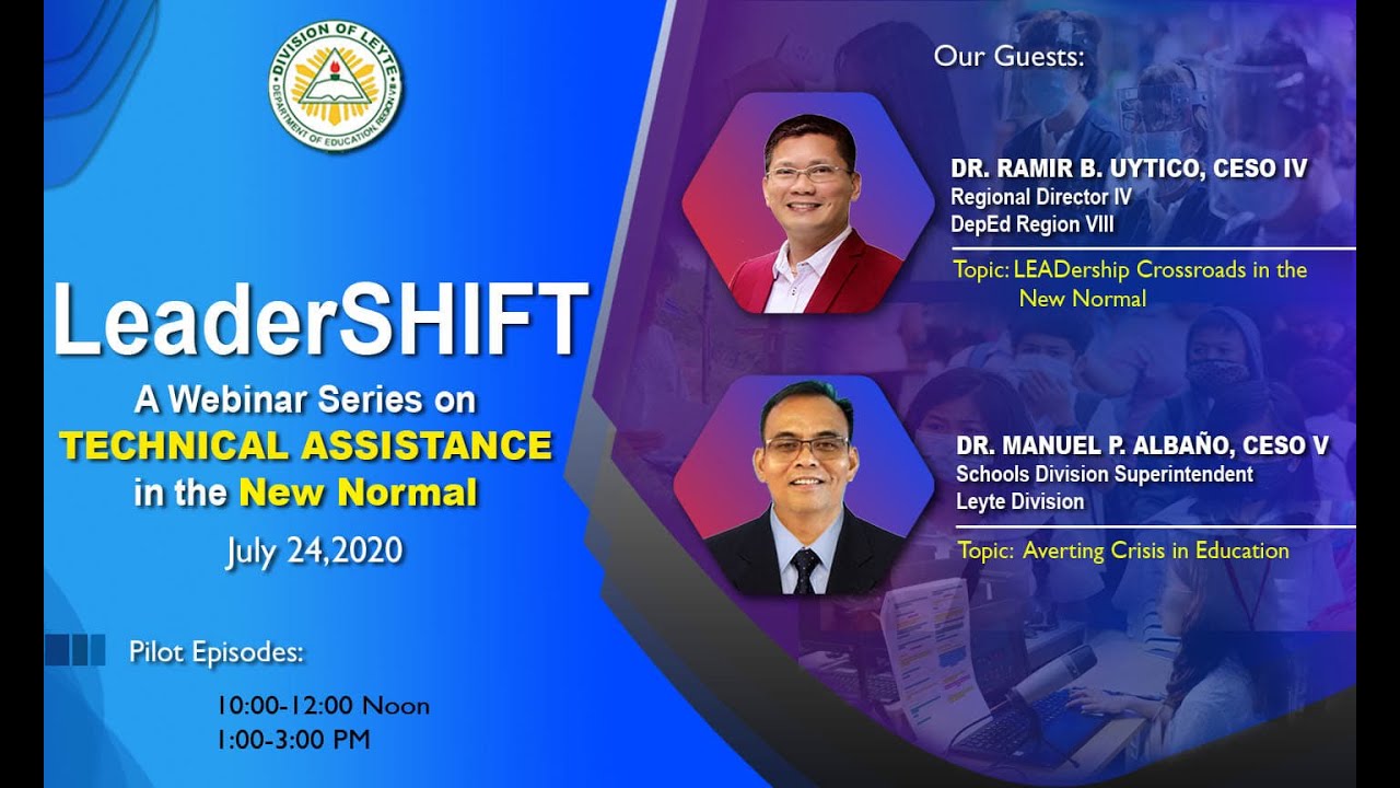 LeaderSHIFT Episode 1, Session 2 with SDS Manuel P Albaño - YouTube