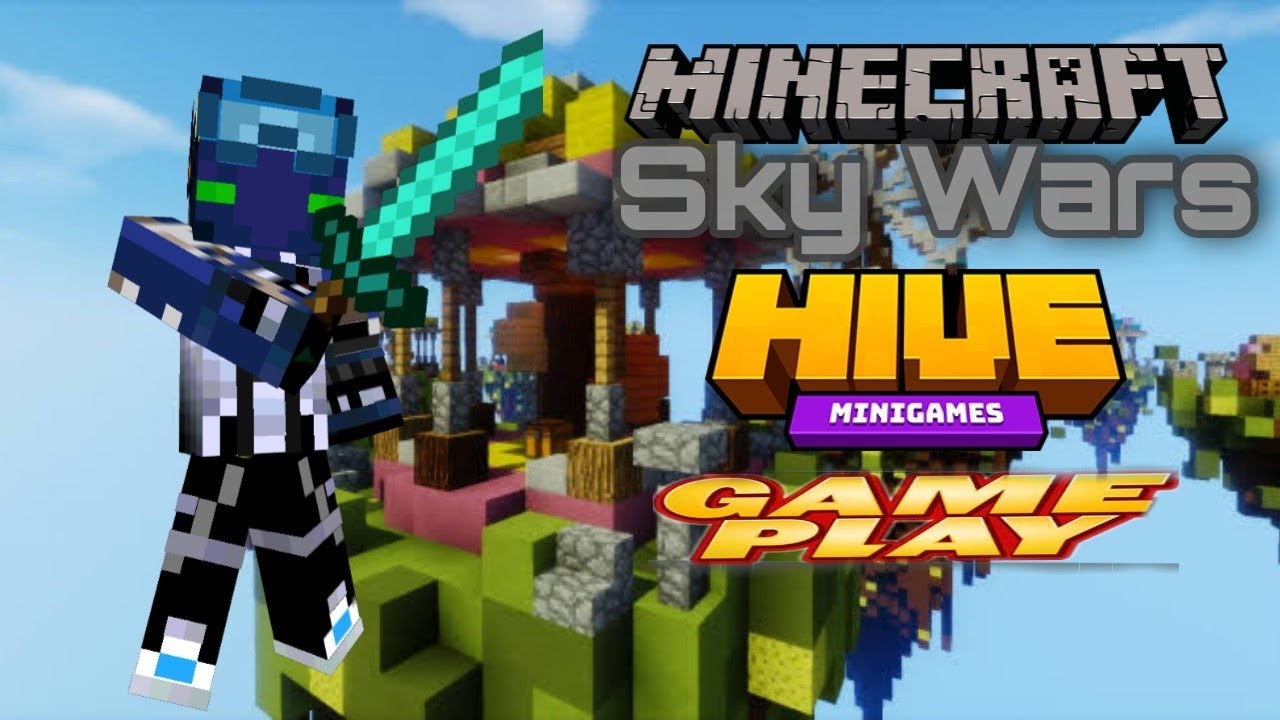 Minecraft (HIVE skywars)Gameplay - YouTube