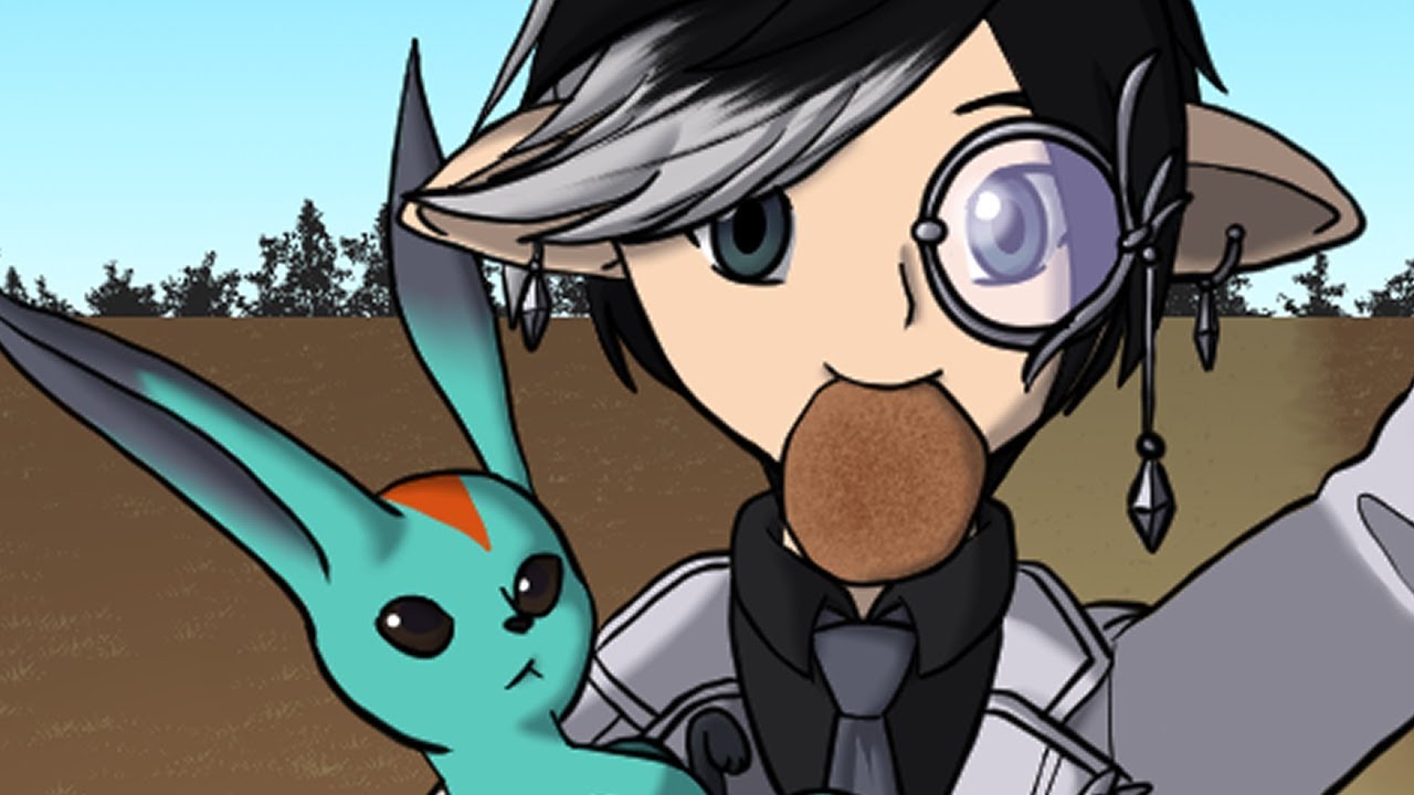 Bane and Baby Carbuncle (Final Fantasy XIV OC Timelapse) - YouTube