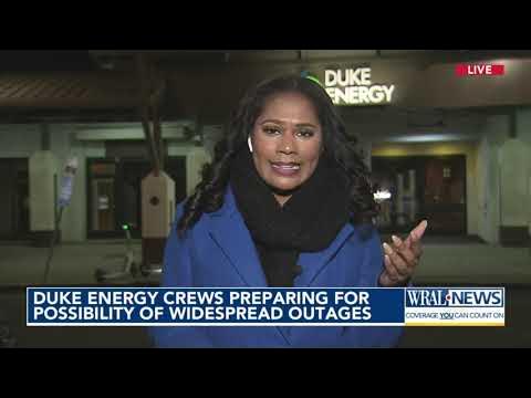 Duke Energy crews preparing for possibility of widespread outages - YouTube