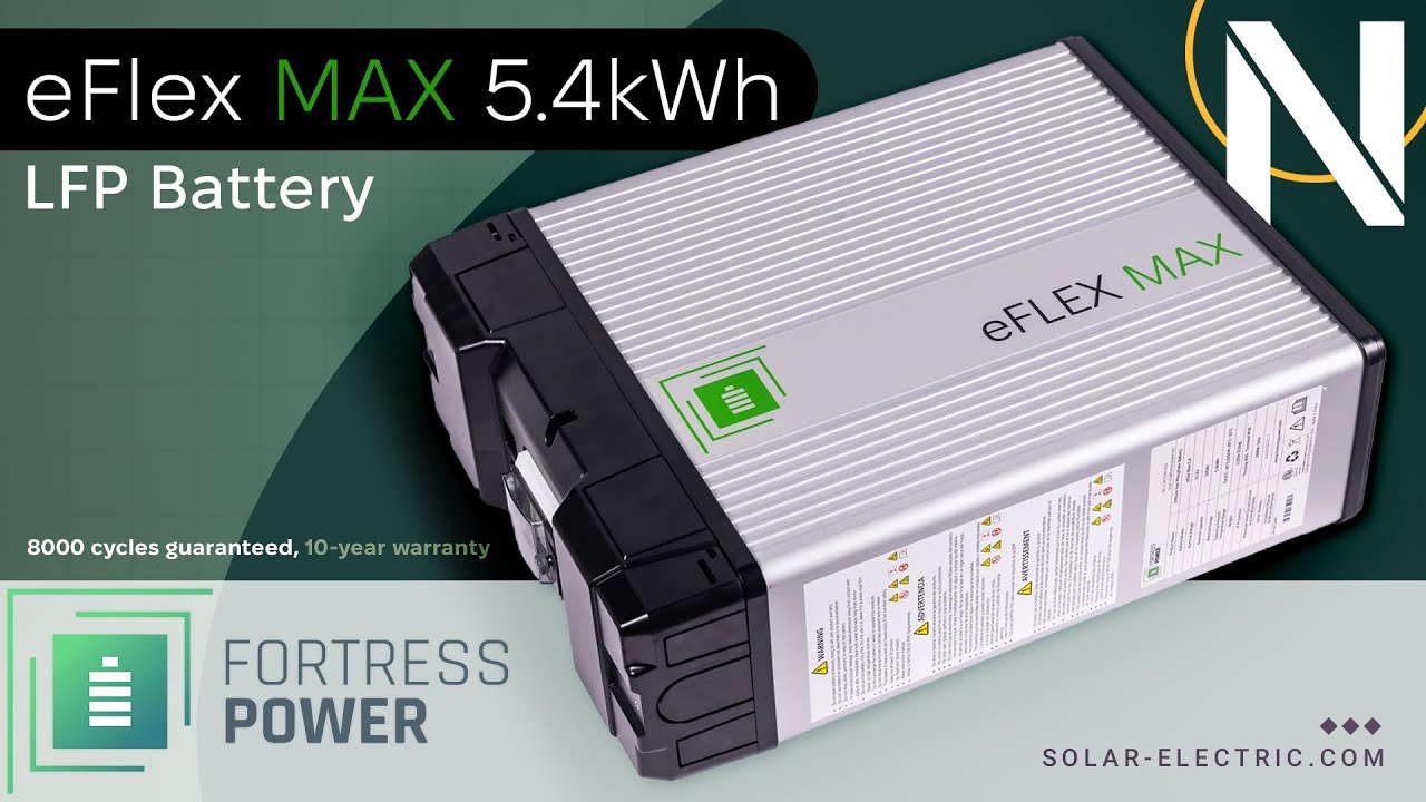 Introducing the eFlex MAX 5.4 LFP Battery - YouTube