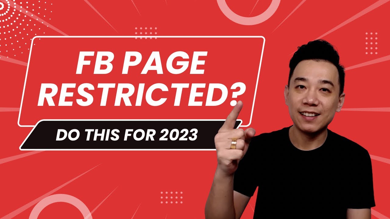 FB Page Restricted From Advertising? Do this! - YouTube