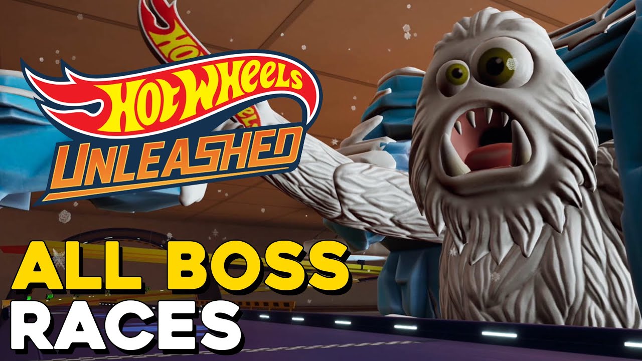 Hot Wheels Unleashed All Boss Races - YouTube