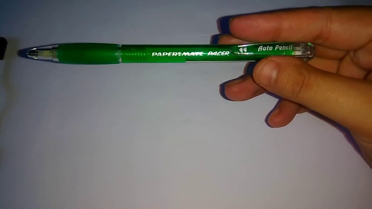 Paper Mate Pacer 100 0.5mm Mechanical Pencil - YouTube