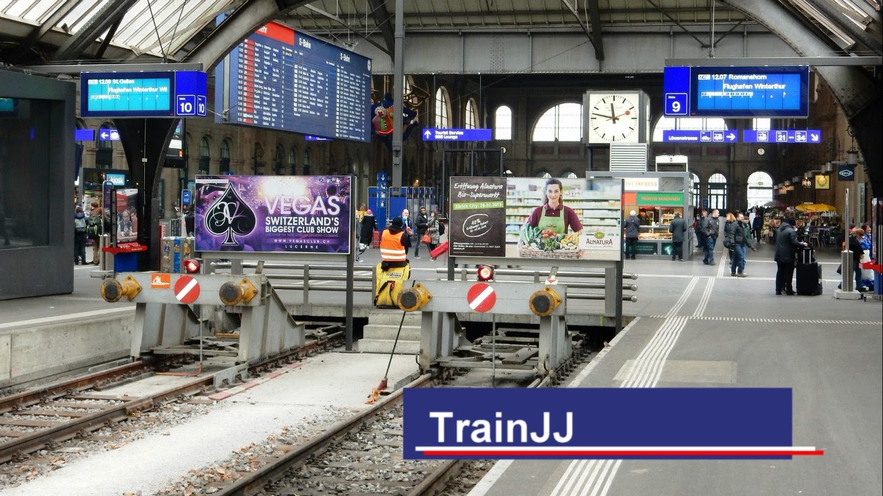 Zurich Hb │Zug um Zug am Bahnhof │SBB - ICN - ICE - Railjet - ÖBB ...