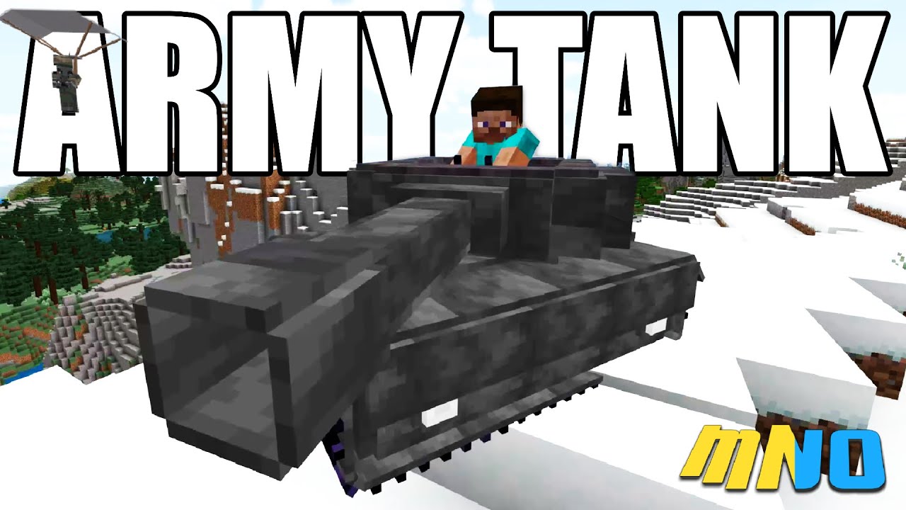 Army Tanks for Minecraft Bedrock - YouTube