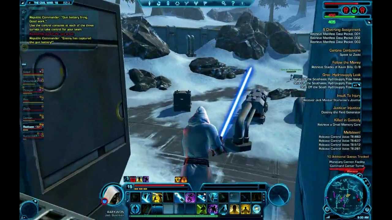 SWTOR Jedi Knight Guardian PVP Alderaan - YouTube