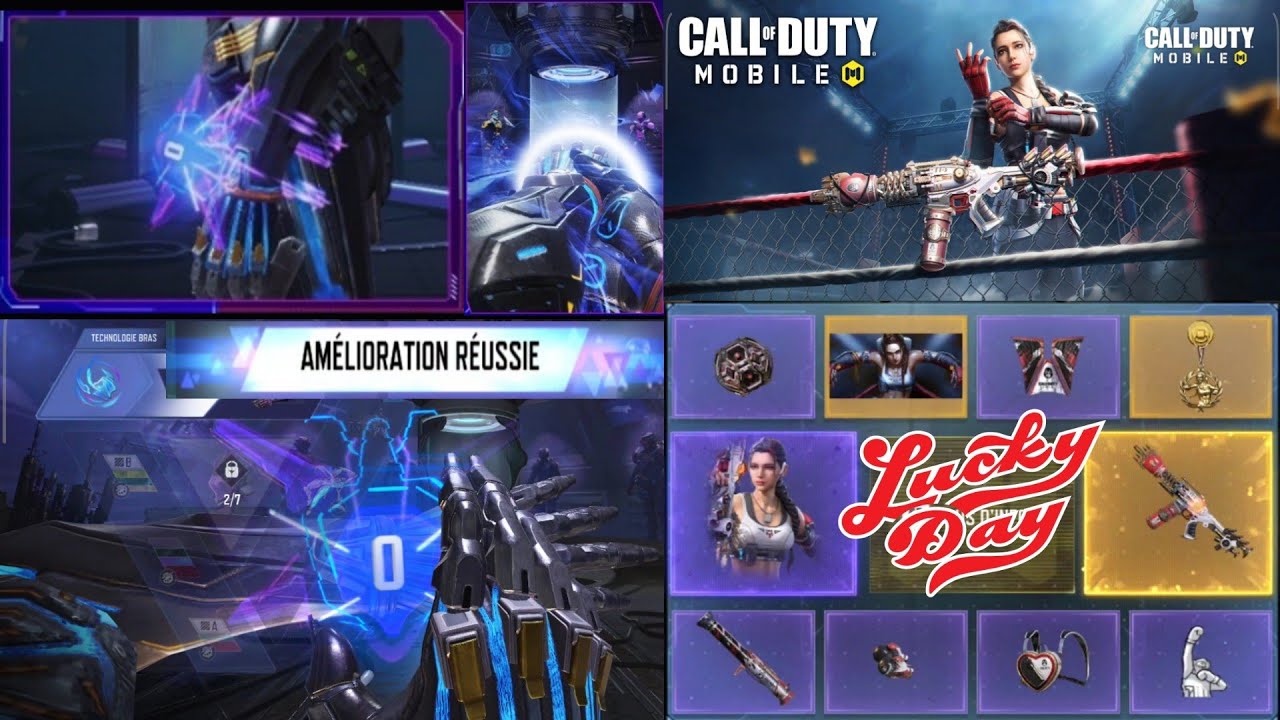 Tirage KO + Améliorations du perso Mythique spectre T3 COD mobile fr ...