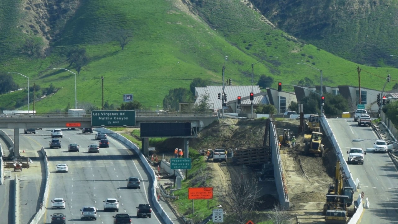 Calabasas 101 Freeway Bridge Project Part 2 - YouTube