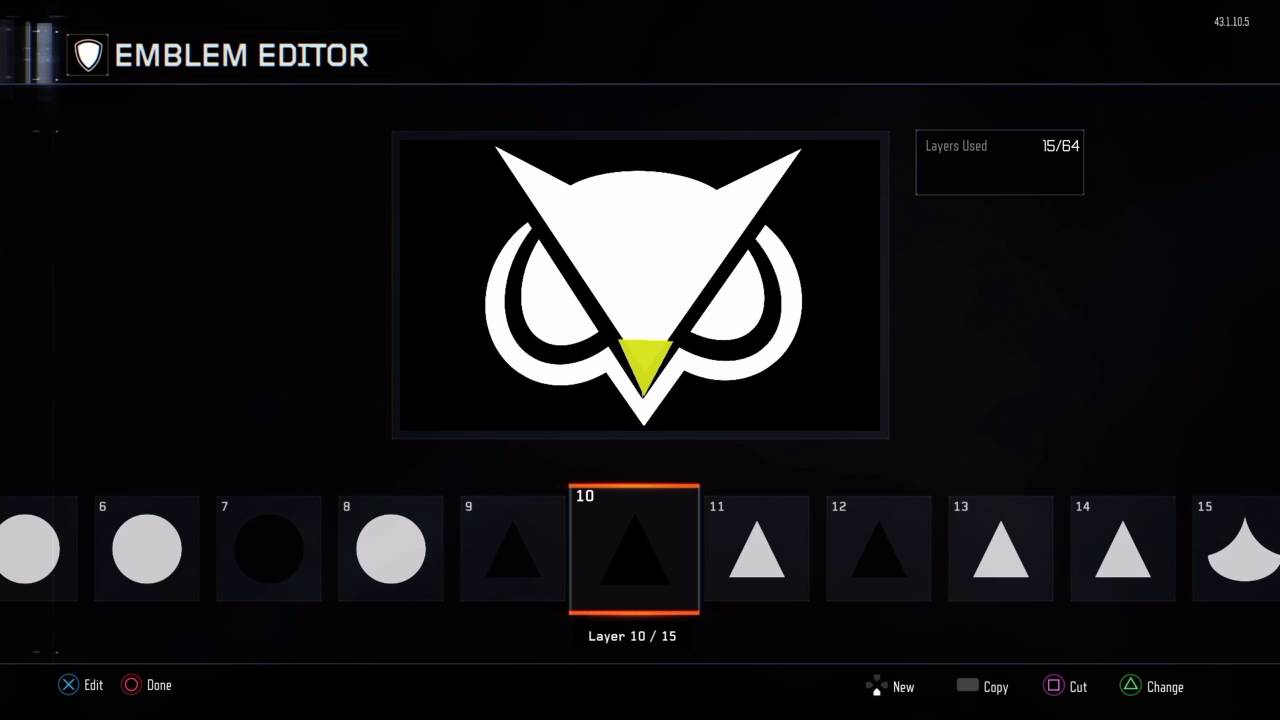 Black ops 3: New Vanossgaming logo Emblem tutorial - YouTube