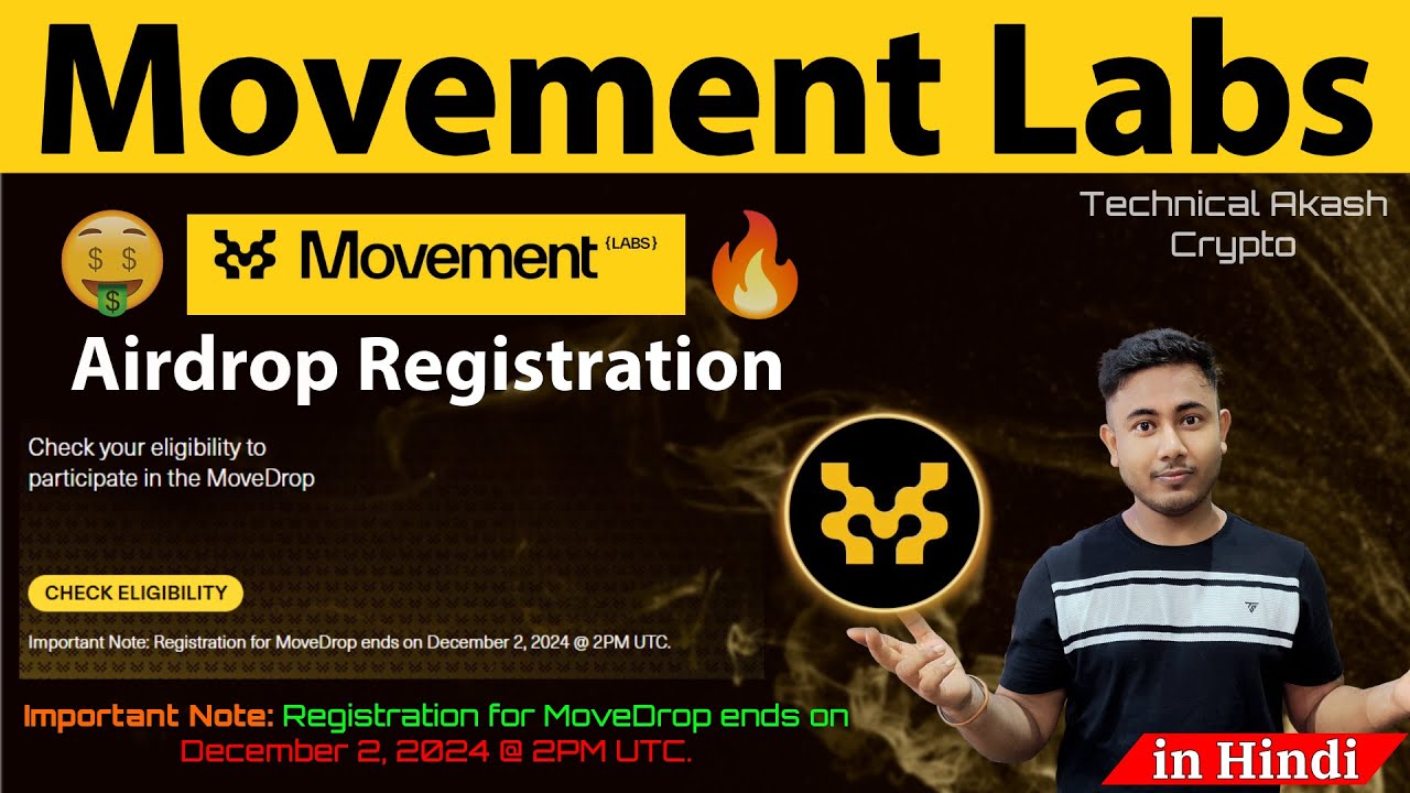 Movement Labs Testnet Airdrop Registration & Details Analyst - YouTube