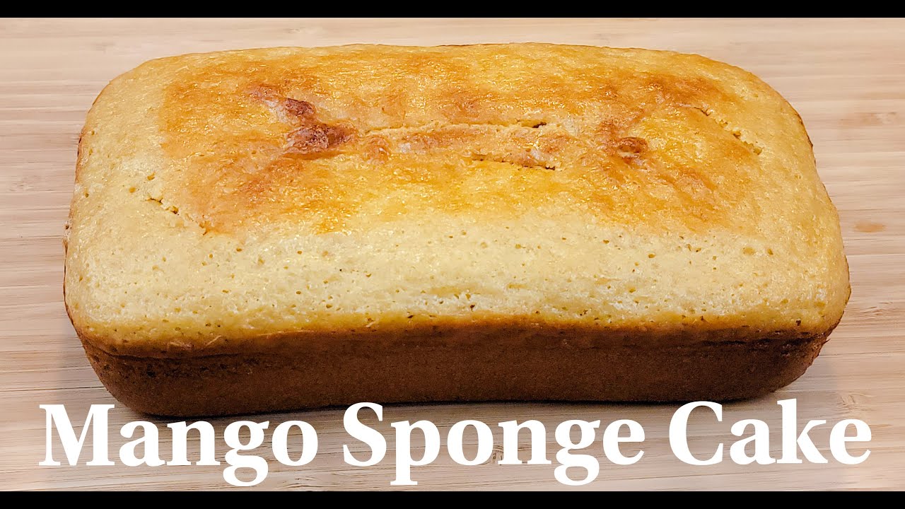 Mango Sponge Cake (Easy Recipe) Ep.8 - YouTube