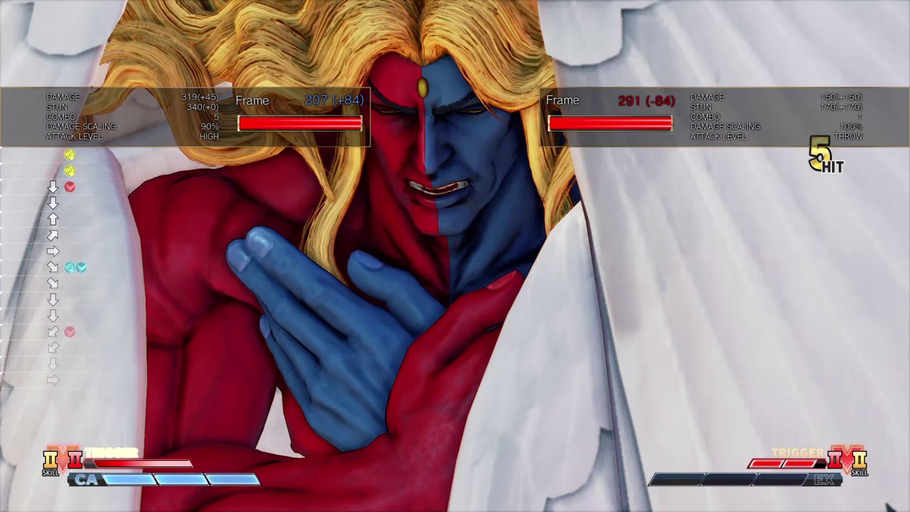 SFV CE gill has no damage scaling??? 580DMG ANTI AIR - YouTube