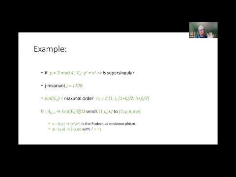 Pt.5 Supersingular Isogeny Graphs in Cryptography | Kristin Lauter ...