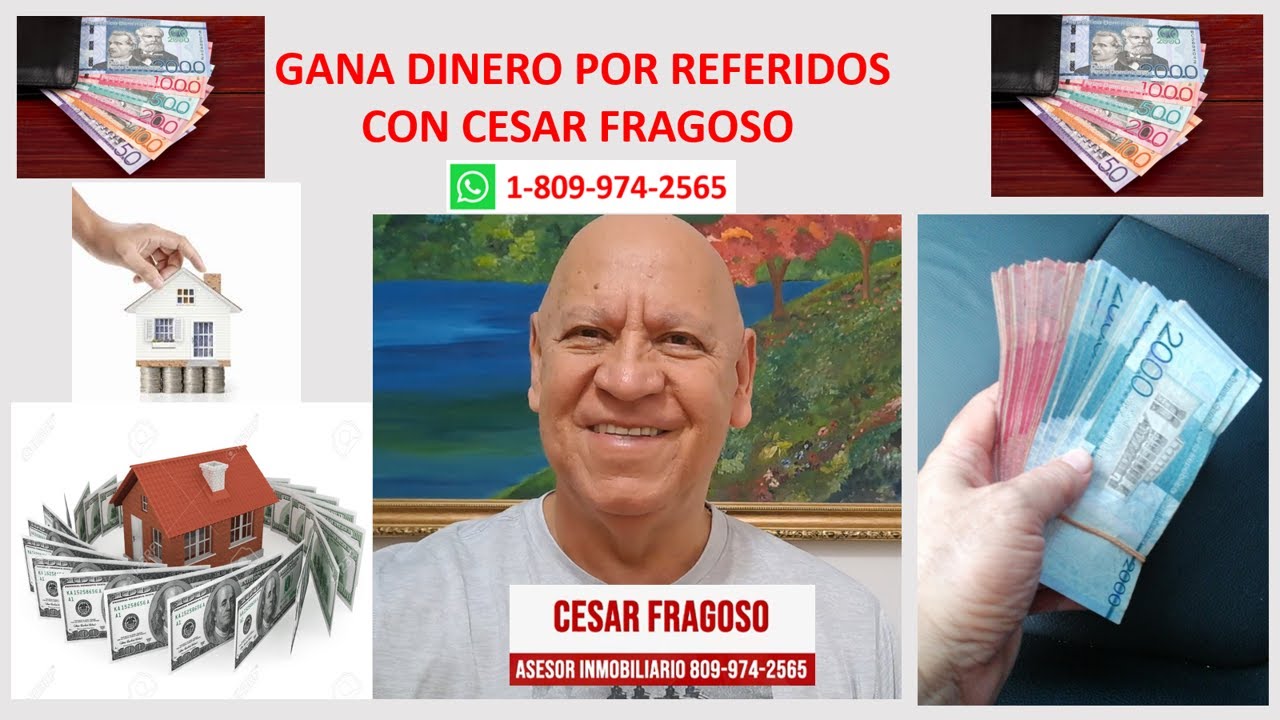 Gana comisiones POR REFERIDOS con César Fragoso. Pregúntame . Whatsapp ...
