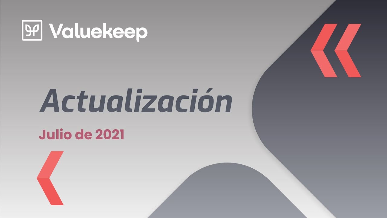 Valuekeep GMAO - Actualización (Julio 2021) - YouTube