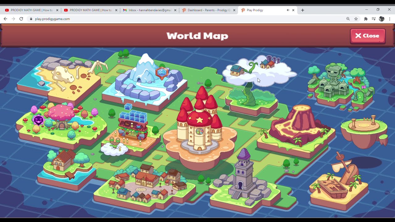 prodigy math game how to catch a mystyyk - YouTube