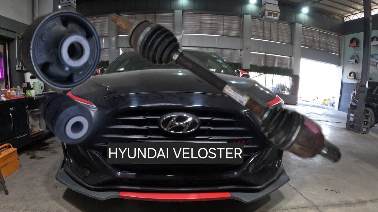 replacing cv axle - control arm bushing ... hyundai veloster (torque ...