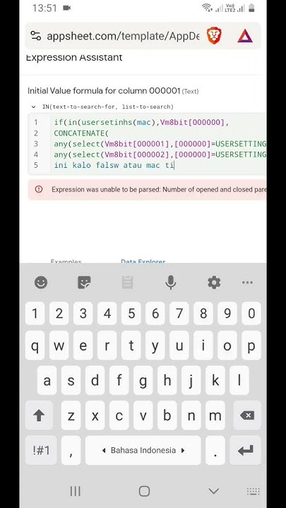 Script Verifikasi Login di AppSheet - YouTube