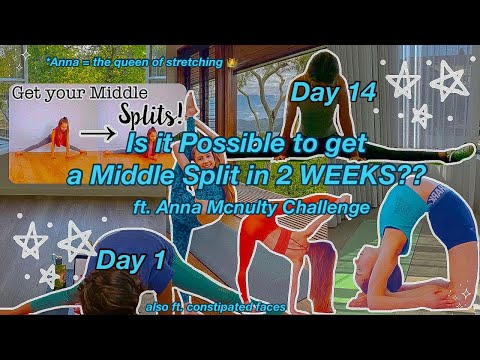 How to get a Middle Split in 2 WEEKS?? - I Tried Anna McNulty's 2 week Middle Split Challenge