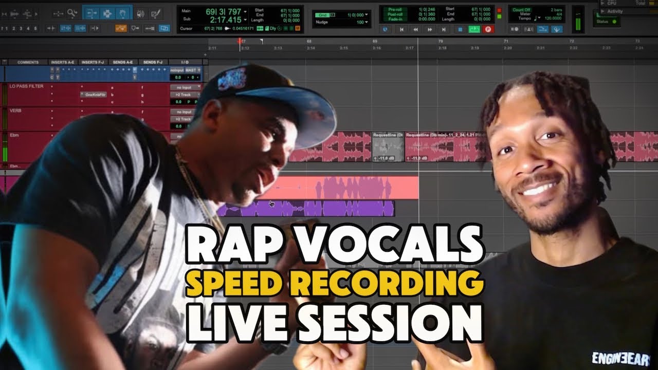 Rap Vocal Speed Recording Session - YouTube