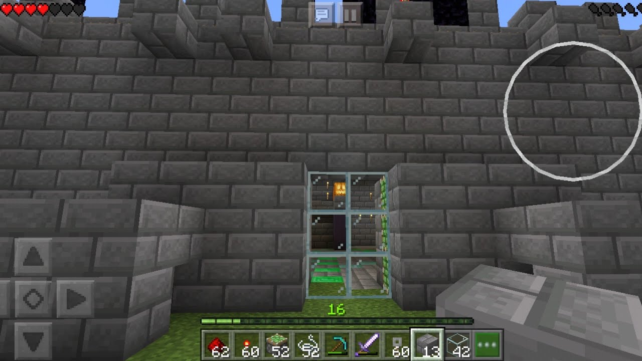 How to make automatic sensor door (minecraft survival#6) - YouTube