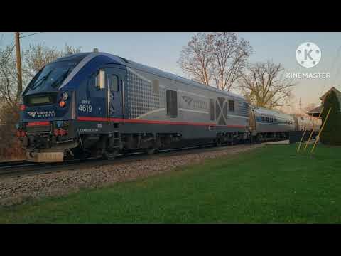 Chasing The Amtrak Blue Water - From Lapeer To Durand Station - YouTube