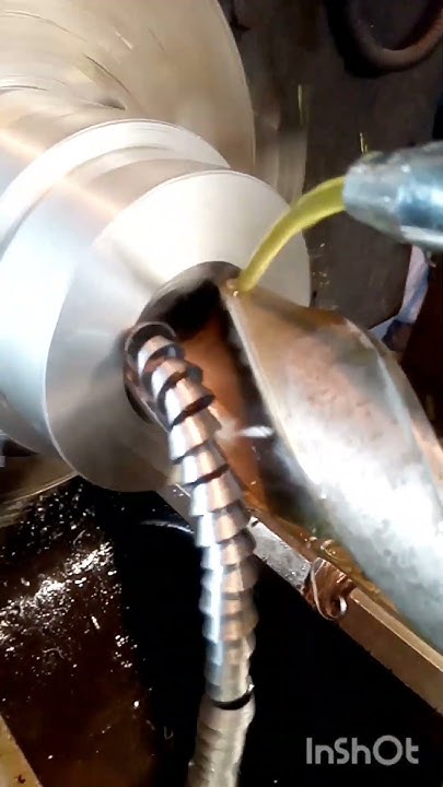 Большое сверло #токарка #metallathe - YouTube