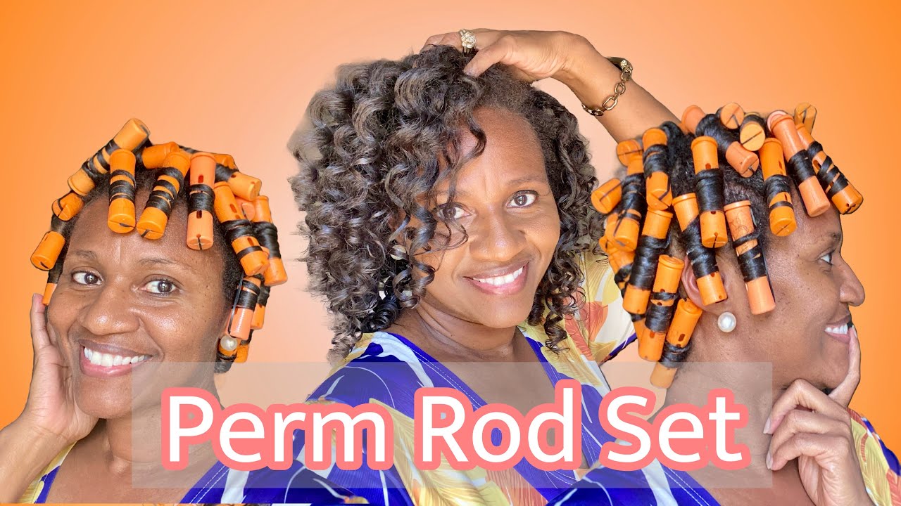 EASIEST PERM ROD TUTORIAL FOR PERFECT & BOUNCY CURLS | NATURAL HAIR ...