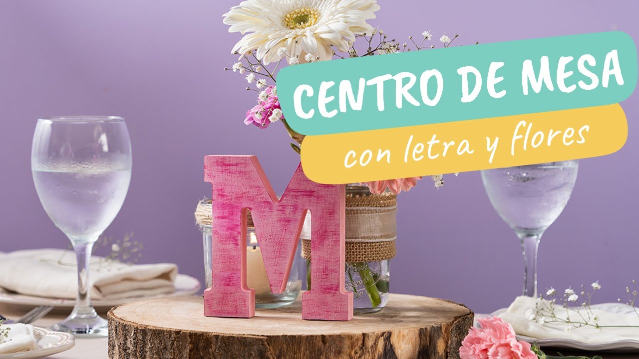 Letras Como Centros De Mesa